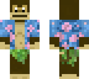 hawaii monkey hawaiian shirt | Minecraft Skins