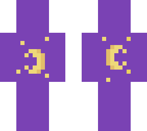 Purple moon skin | Minecraft Skin