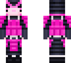 Samurai axolotl | Minecraft Skin