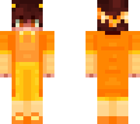 Apokuna: Blockwars 4; Orange Otters | Minecraft Skin