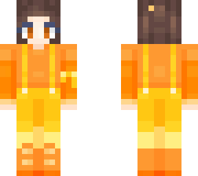 Bekyamon: Blockwars 4; Orange Otters | Minecraft Skin