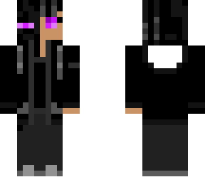 half enderman | Minecraft Skins