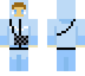 nike tech baby blue | Minecraft Skin