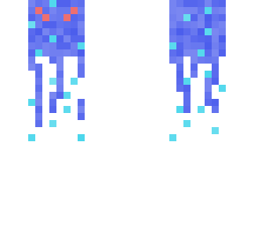 the blue ghost | Minecraft Skin