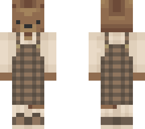Bear in overalls | Minecraft Skin