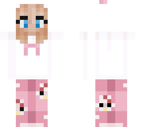 Blonde Hello Kitty Girl | Minecraft Skin