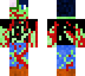 bloody zombie | Minecraft Skins