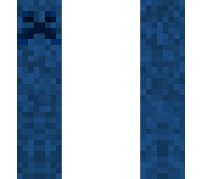 blue creeper | Minecraft Skin