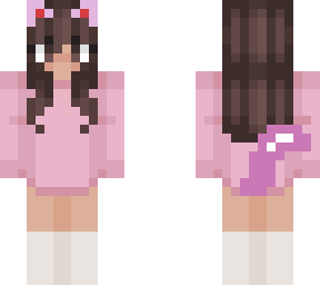 CUTE CAT GIRL UWU | Minecraft Skin