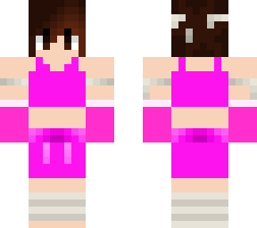 Leanna (Pink Muay Thai Kickboxer Girl) | Minecraft Skin