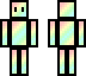 rainbow doodle guy | Minecraft Skin