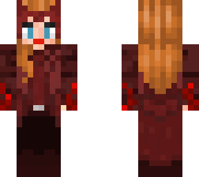 Scarlett Witch blue eye | Minecraft Skin
