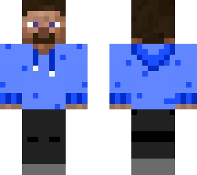 Steve with hoodie | Minecraft Skin