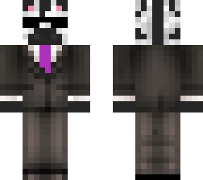 Zebra In Suit | Minecraft Skin