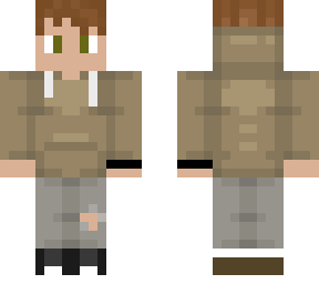 brown hoodie | Minecraft Skin