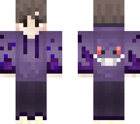 gengar hoodie | Minecraft Skin