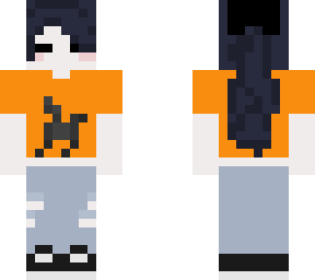 Girl with CHB t-shirt | Minecraft Skin