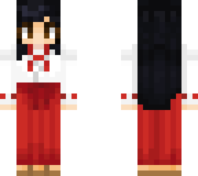 kagome shrine maiden fixed | Minecraft Skin