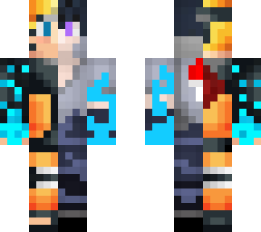 Naruto and Sasuke fusion | Minecraft Skin