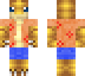 sandshrew beach costume | Minecraft Skin