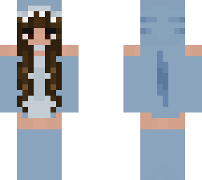 Blue shark girl | Minecraft Skin
