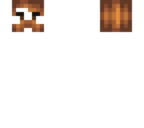 Male HB - Root Brown Mustache & Hair | Minecraft Skin