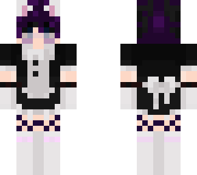 purple maid | Minecraft Skin