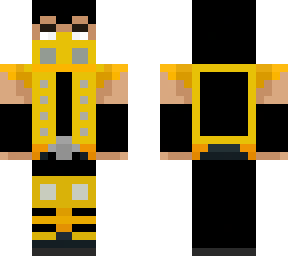 Scorpion mortal kombat shaolin monks | Minecraft Skin