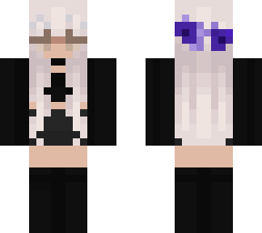 flores moradas | Minecraft Skin
