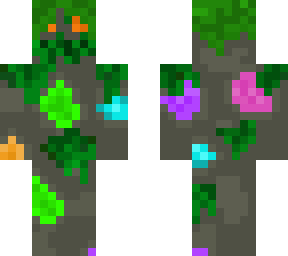 Mossy Gem Rock | Minecraft Skin