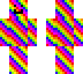 Rainbow Illusion | Minecraft Skin