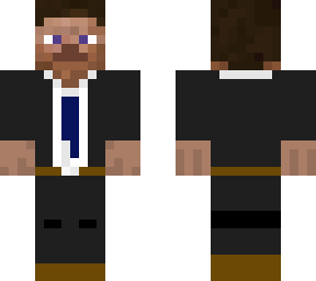 steve in a suit | Minecraft Skins