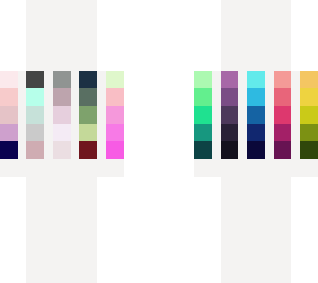 - free color palettes - | Minecraft Skin