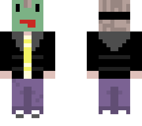 Frog masked enby | Minecraft Skin