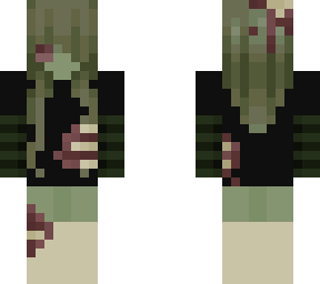 zombie girl skin | Minecraft Skin