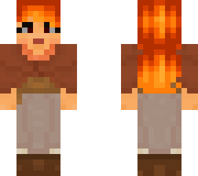 Fiery shop keeper | Minecraft Skin