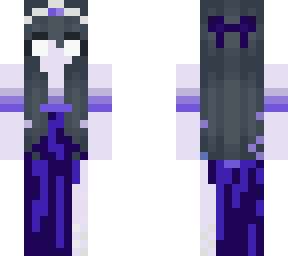 Moonlit poison: amethysts curse final stage | Minecraft Skin
