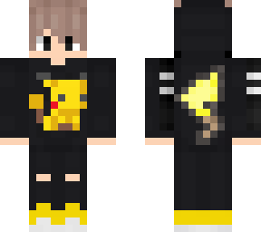 Pikachu boy skin | Minecraft Skin