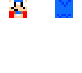 underground sonic plushie | Minecraft Skin