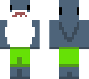 A Simple Shark Skin | Minecraft Skin
