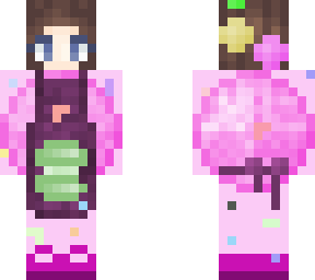 Bekyamon Pink Pastries | Minecraft Skin