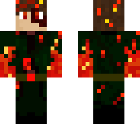 Fire Bending Munch | Minecraft Skin