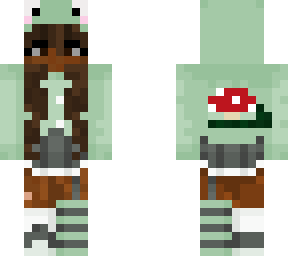 frog girl aesthetic | Minecraft Skin
