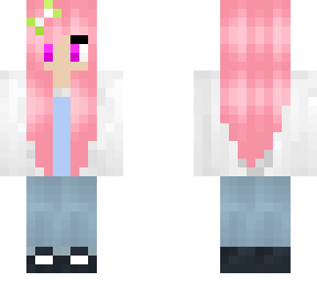 girl minecraft flower pink theme | Minecraft Skins