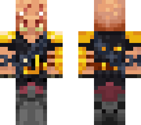 Hograd with piglin eyes | Minecraft Skin