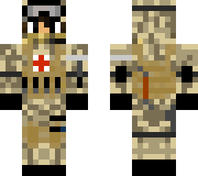 military desert camo | Minecraft Skin