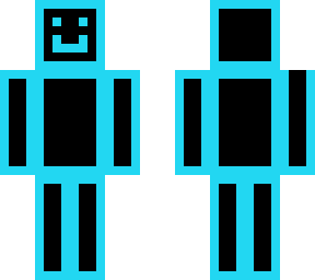 Neon Outline Guy | Minecraft Skin