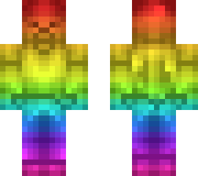 Rainbow Steve | Minecraft Skin