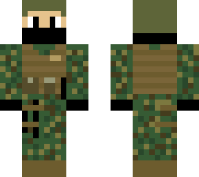 Soldado del Ejercito de Chile (Zona Sur) | Minecraft Skin