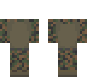 USMC Camoflauge Uniform Base | Minecraft Skin